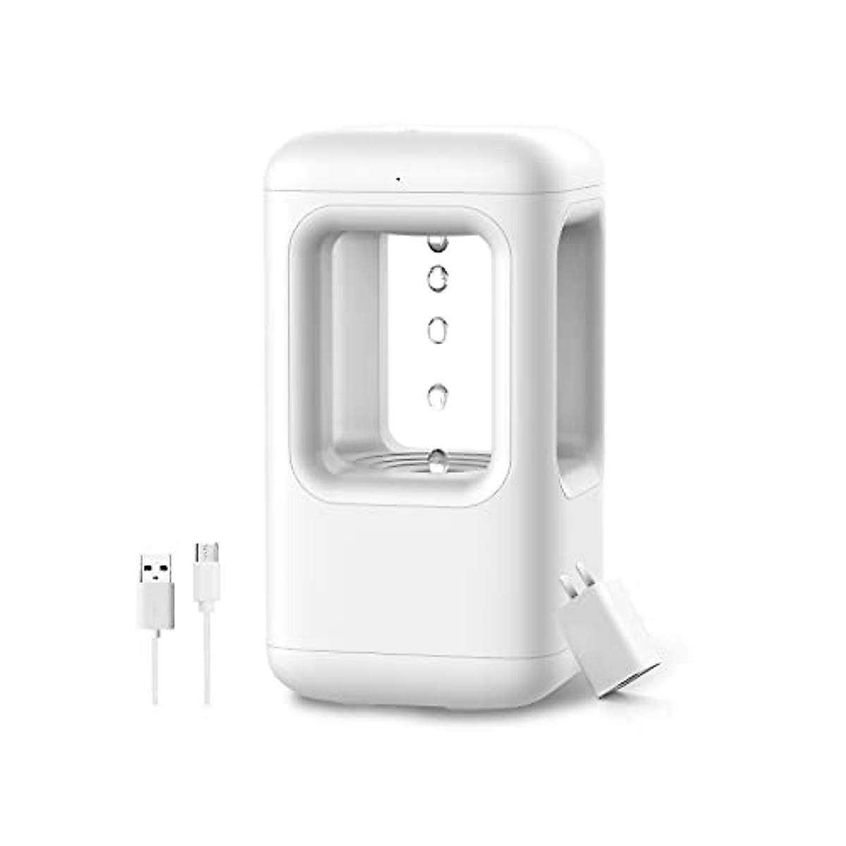 Cool Mist Humidifier Anti gravity Water Droplet Countercurrent Retard Pressure Anxiety 500ml Humidifier for Bedroom Easy to Clean Quiet Energy-Saving Automatic Shutdown Power-off Protection… (White)