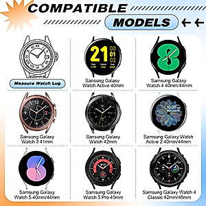 XFYELE Nylon Watch Band Compatible with Samsung Galaxy Watch 7/6/5/4/FE 40mm 44mm/Watch 6 Classic 43mm 47mm/Watch 5 Pro 45mm/Watch 4 Classic 42mm 46mm, 20mm Quick Release Replacement Sport Strap