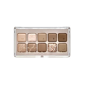 lilybyred Mood keyboard eyeshadow palette | Soft neutral ash color, Long-Wearing, glitter, Clear watercolor | Palette With Easy Color Matching For All | K-beauty (03#Ash Beige)