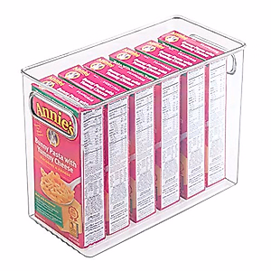 iDesign Extra Large, InterDesign Refrigerator, Freezer and Pantry Storage Container – Food Organizer Bin for Kitchen, Clear