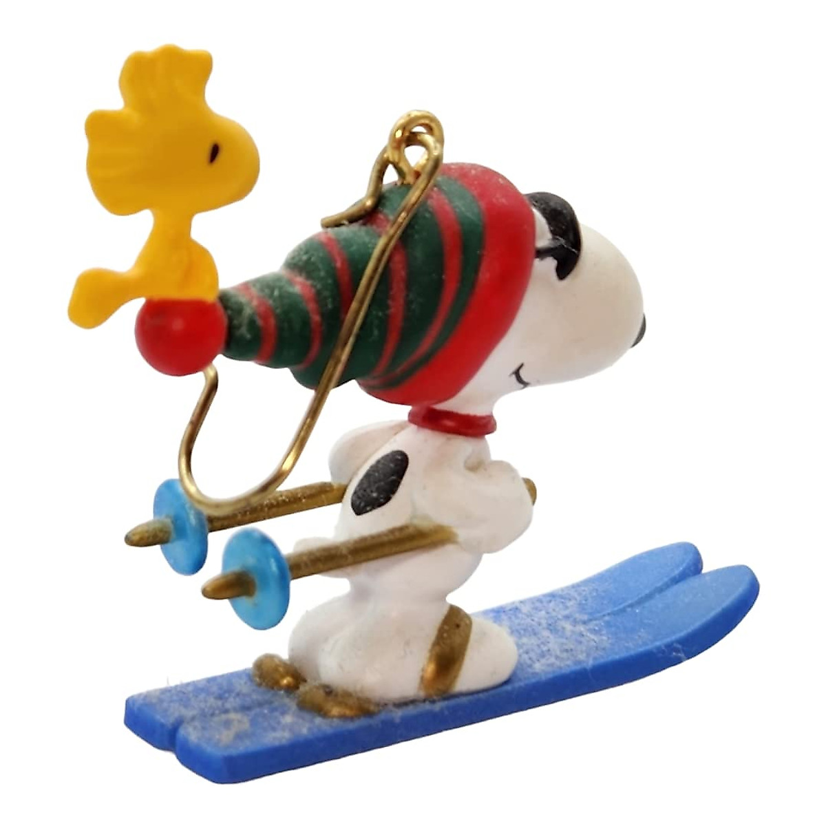 1999 Hallmark Keepsake Miniature Ornament Winter Fun With Snoopy Collector's Series
