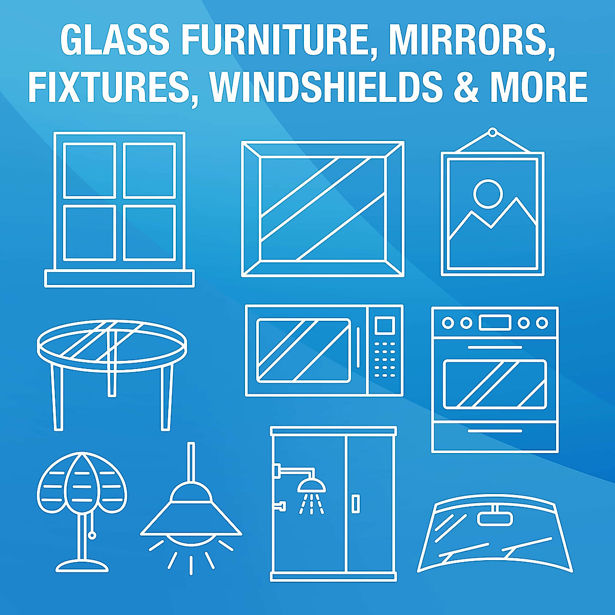 MiracleWipes for Glass, Disposable and Streak Free Cleaning Wipes for Mirrors, Windows, Kitchen, Home, and Auto - 60 Count