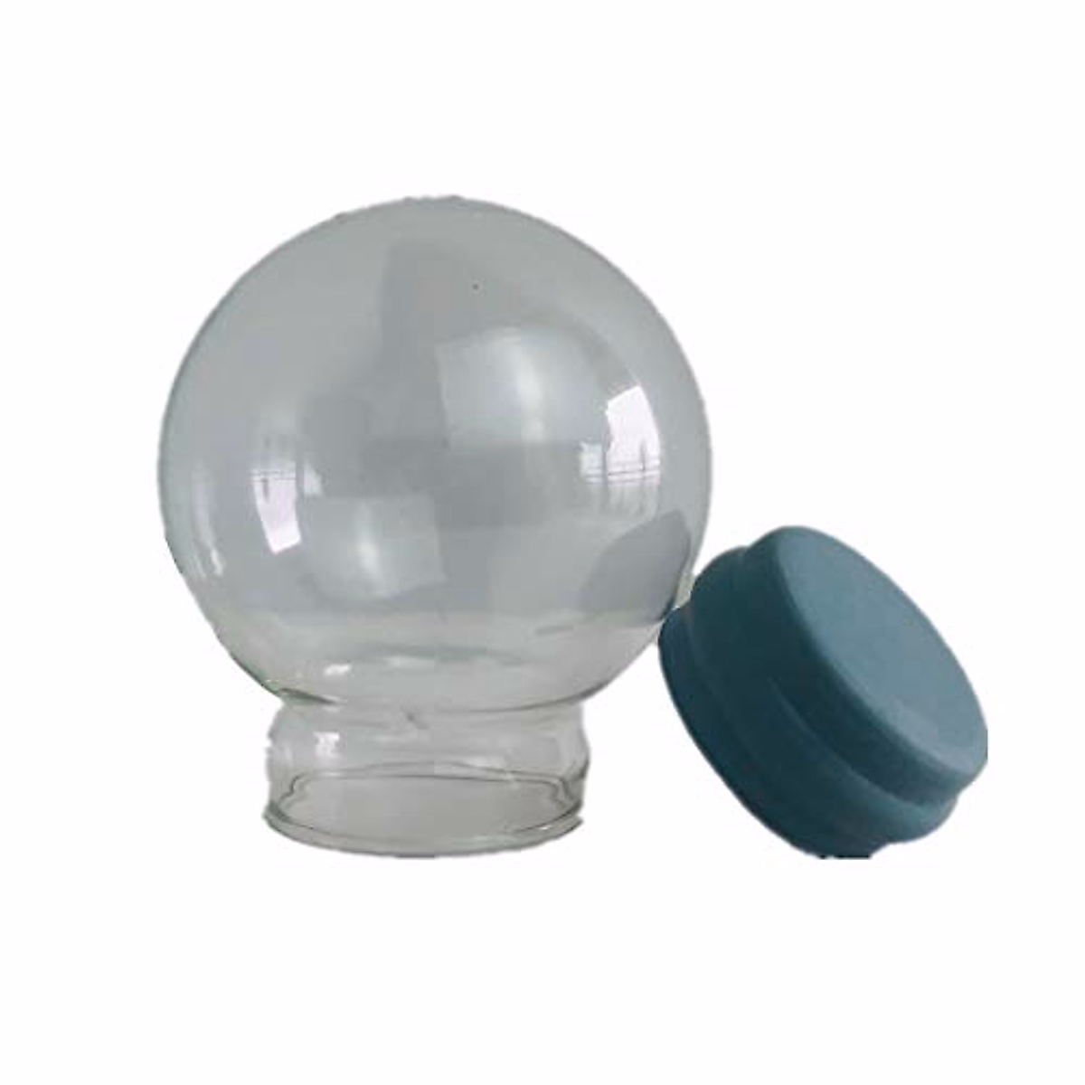 Youda Home Decoration DIY Empty Glass Snow Globe Water Snow Globe Accessories Snow Globe kit (D45mm)
