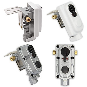 Flame King Auto Changeover LP Propane Gas Regulator Bundle With 48 Inch Hose