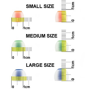 12pcs (NSY-TRSW) 4S / 4M / 4L Premium Silicone Replacement Eartips Earbuds Adapters Compatible with Sony in Ear Earphones Headphones