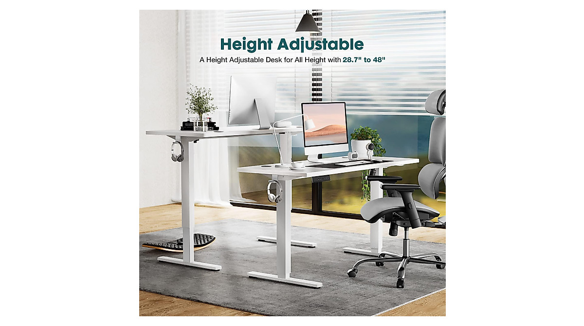 SMUG Adjustable Electric Standing Desk - Ergonomic & Modern
