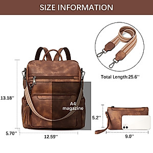 BOSTANTEN Small Wallet For Women ＆ Backpack for women