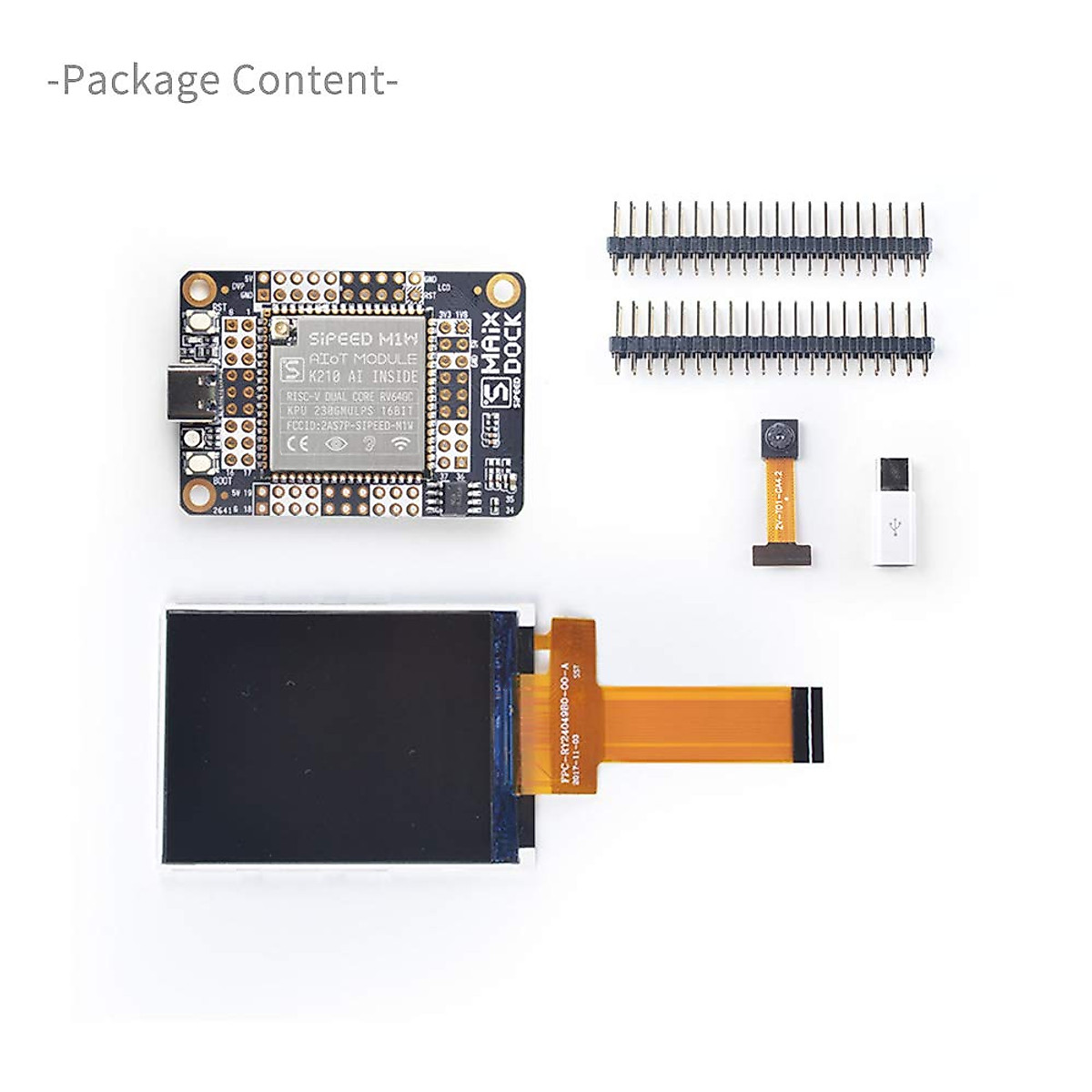 Sipeed Maix M1 Dock Kit K210 AI+lOT Development Board RISC-V Dual Core 64bit MCU for Edge Computing