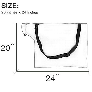 Zipcase Leaf Blower Vacuum Zippered Bottom Dump Bag for for Ultra Blower Rake & Vacuum Leaf Blowers