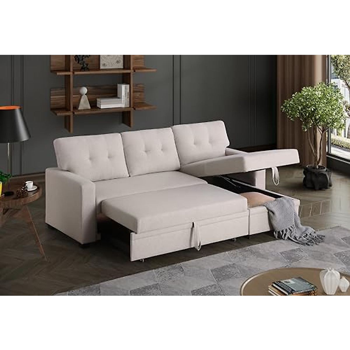 Devion Furniture Cendol Sofabed, Beige