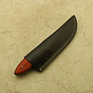 Custom Hand Forged Carbon steel Hunting Knife Handle Made With PAKKA/ROSE/WOOD Best Gift for Him Birthday Wedding Gift