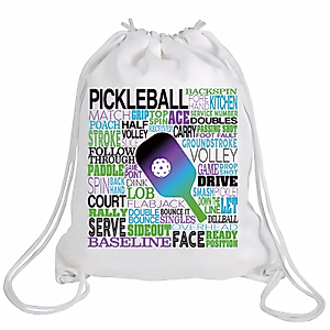LEVLO Pickleball Women Canvas Tote Bag Gift For Pickleball Player Pickleball Shoulder Bag For Pickleball Lover (Pickleball DB)
