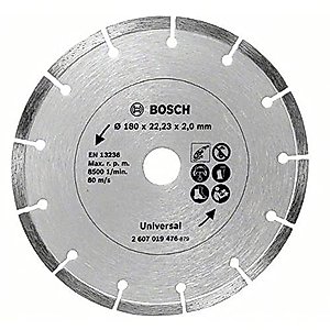 Bosch 2607019476 180mm Promoline Diamond Blade, Silver