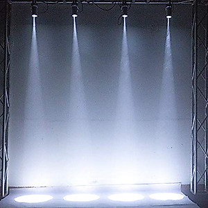 12w RGBW Disco Ball Lights Mirror Ball Light, Pinpoint Spotlight Disco Spot Lights Dj Ball Pinspot DMX Led Pin Spotlight