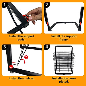 Art Drying Rack - Multi-Functional Art Storage Rack, 15 Removable Shelves for Classroom and Art Studio Use, Ideal for Paint Drying