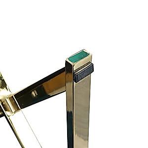 GYZAD Modern Sofa Bench-Turquoise Bench Bench-Dining Room Bench-with Stainless Steel and Velvet Ottaman,Bench Chair,Benches for Bedroom,Livingroom,Metal,Gold Plated Legs,Green