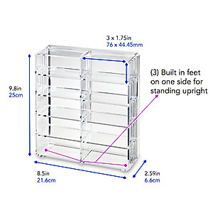 BY ALEGORY Acrylic Hair Accessory Organizer Storage for Bows Ties Bobbi Pins Claws Barrette Silk Scarves Scrunchies Ribbon Bandana Drawer Refillable Container Tray