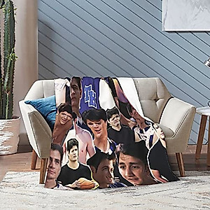 Blankets Nathan Scott Collage Soft and Comfortable Warm Fleece Throw Blankets Yoga Blankets Beach Blanket Picnic Blankets for Sofa Bed Camping Travel … (60"x50")