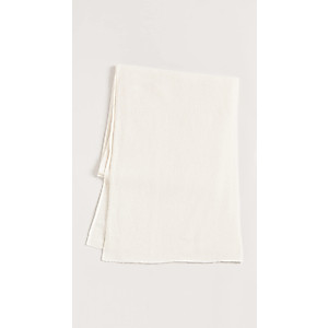 White + Warren Women's Cashmere Travel Wrap Scarf, Soft White, One Size