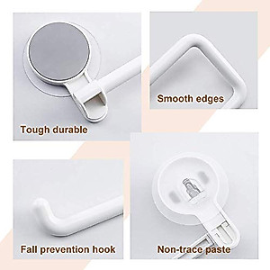 COOMAMUU Paper Towel Holder Wall Mount,Multipurpose Self Adhesive Paper Towel Rack,Paper Towel Holder for Kitchen Bathroom Fits 12inch Roll Paper