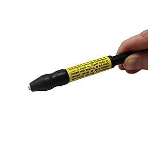 K Tool International 70550 Automotive Glass Fiber Sanding Pen with Extra Sanding Point for Garages, Repair Shops, and DIY, 20,000 + Fibers per Tip, Portable, Black