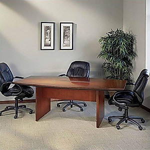 Mayline Napoli Table, 8', Sierra Cherry