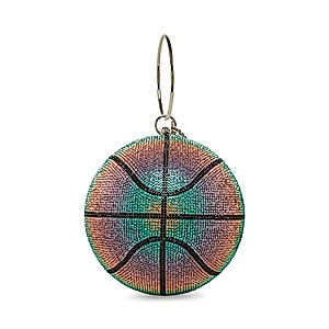 Betsey Johnson Slam Dunk Rhinestone Basketball, Multi