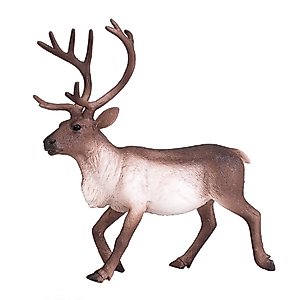 MOJO Reindeer Realistic International Wildlife Toy Replica Hand Painted Figurine Brown
