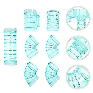 Hamster Bed Hamster Tubes Set, Hamster Tunnel Hamster Tubes and Tunnels Hamster cage Tubes Hamster Tunnels for Small Animal Hideout