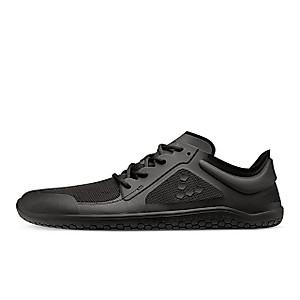 Vivobarefoot Primus Lite III, Womens Vegan Light Breathable Shoe with Barefoot Sole Obsidian
