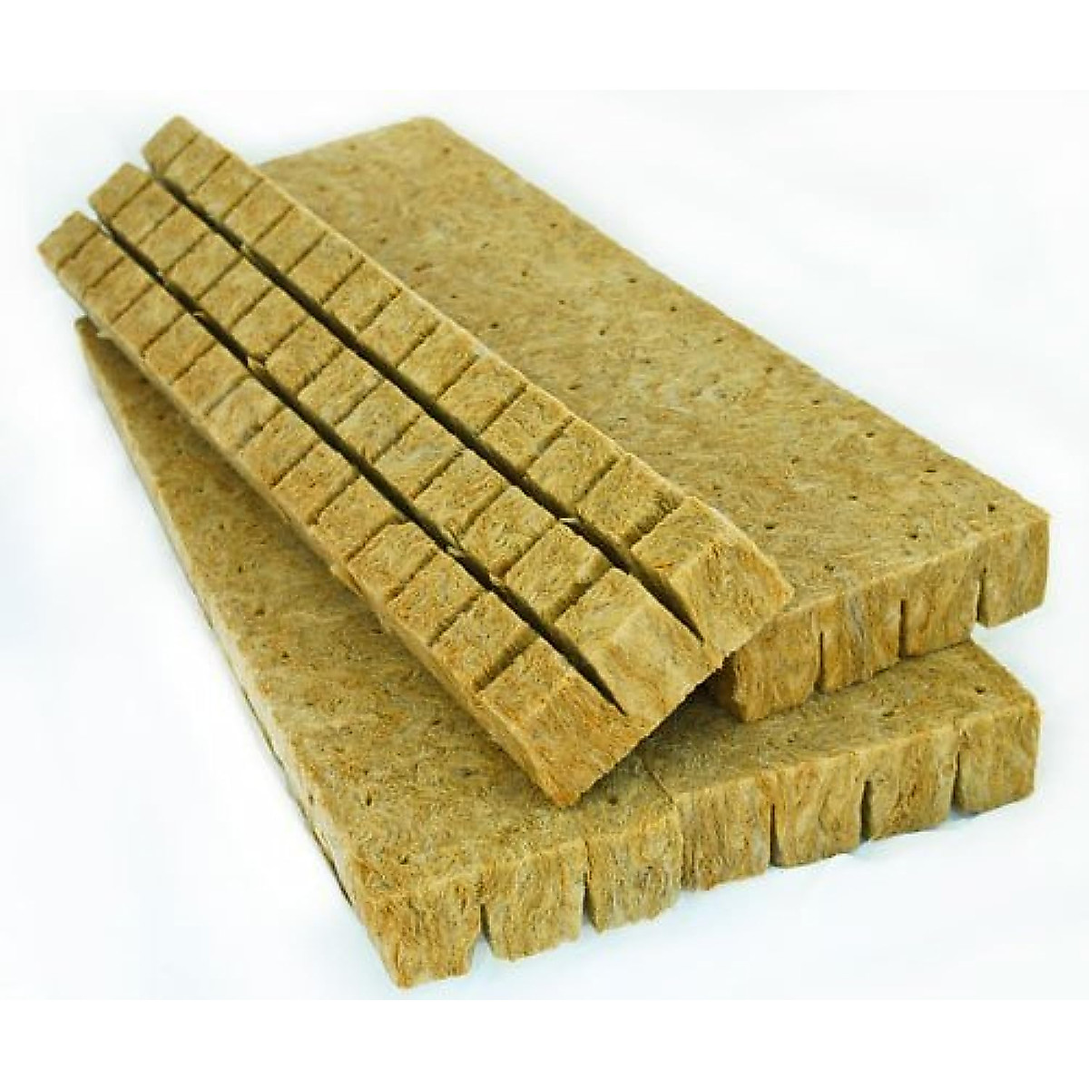 Rockwool Grow Cubes (1.5 Inches) - Growing Medium Starter Sheets (30 Per Pack)