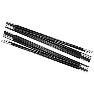 4.9M Tent Poles Replacement for Tarp, Multi Sections Foldable Adjustable Fiberglass Tarp Poles for Camping Backpacking,Lightweight Replacement Tent Poles