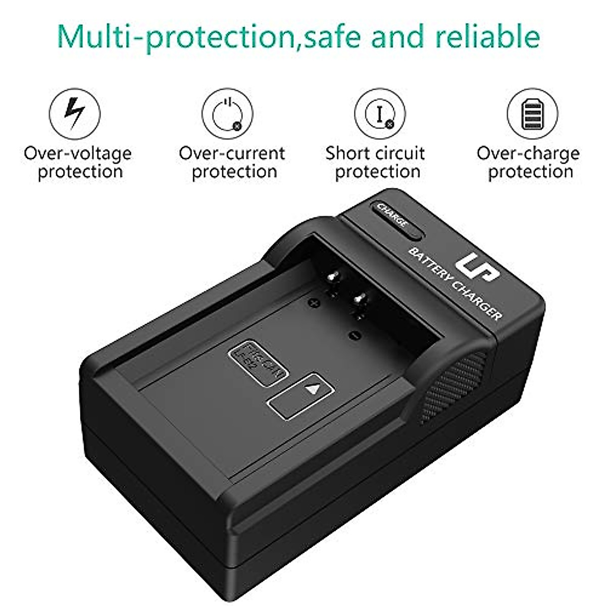 LP-E12 Battery Charger, LP Charger Compatible with Canon EOS M100, M50, M10, M2, M, Rebel SL1, 100D PowerShot SX70 HS, Kiss M, Kiss X7 & More