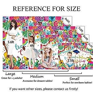 Mocsicka Mexican Graduation Backdrop Congrats Grad Fiesta Party Decorations Taco Bout a Future Bachelor Fiesta Decor Class of 2023 Cactus Backdrops (8x6ft(96x72 inch))