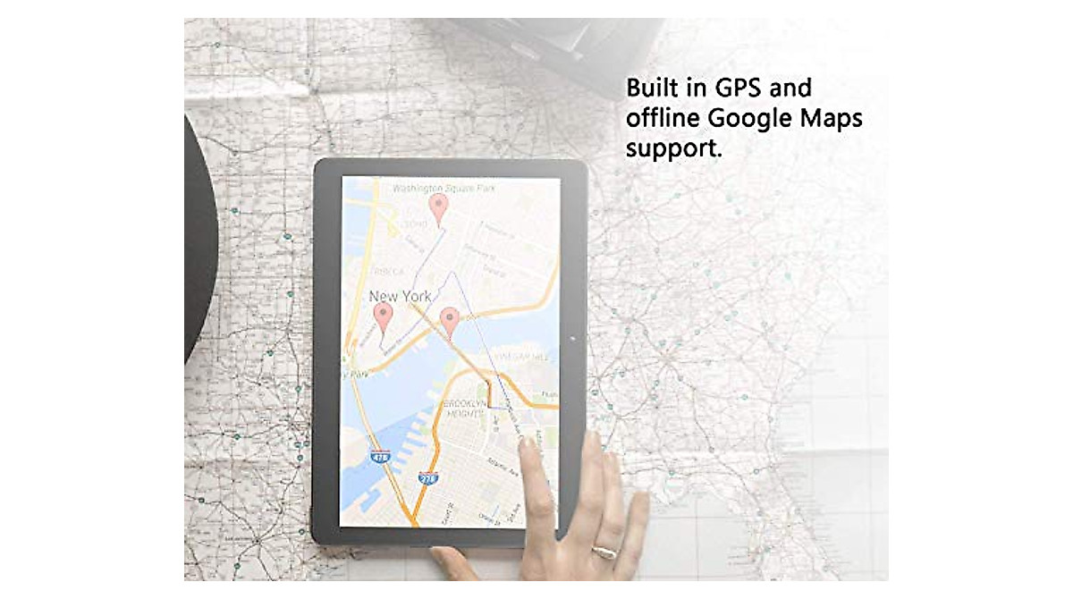 Azpen 10.1" Android Tablet with HD Display & 32GB Storage