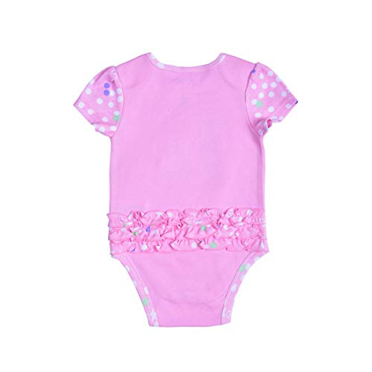 Disney Princess Baby Girls Short Sleeve Bodysuit for Infants – Pink/Purple/Yellow/Blue
