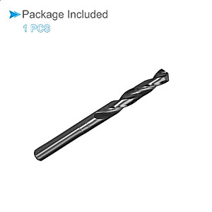 CoCud Reduced Shank Drill Bit, 13mm Cutting Edge 1/2" Shank, Nitride Coated High Speed Steel 6542 Twist Drill Bits - (Applications: for Stainless Steel Metal Wood)