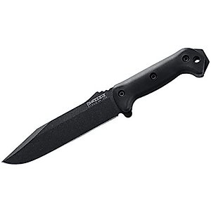 KA-BAR BKR7-BRK Combat Utility , Black, 7-Inch