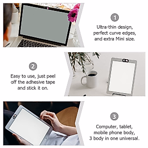 3pcs Cartoon Webcam Ultra Thin Laptop Camera Slide Privacy Fits Computer Tablet Smartphone Webcam Shield Laptop Cute Webcam Hider