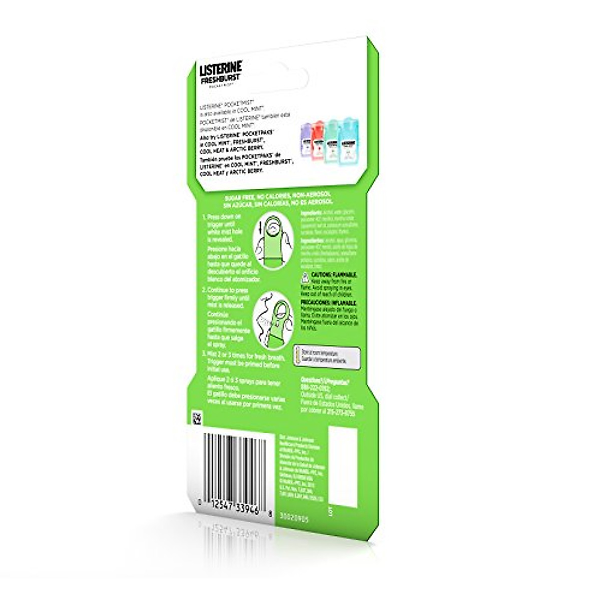 Listerine PocketMist Oral Care, Fresh Burst