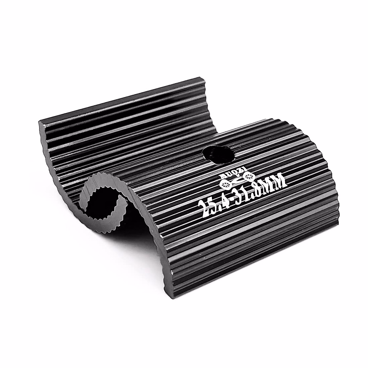 Saipe 1Pair Bike Handlebar Shim Bicycle Handlebar Stem Shim Handle Bar Adapter Reducer Aluminum Alloy Clamp Spacer Conversion Shims 25.4 to 31.8 MM Cycling Parts Components