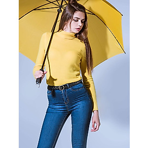 SATINIOR 3 Pcs Women's Braided Leather Belt Skinny Woven Braided Belt O Ring Buckle Leather Belt for Dress Jean Skirt Pant (Black, Brown, Light Brown)