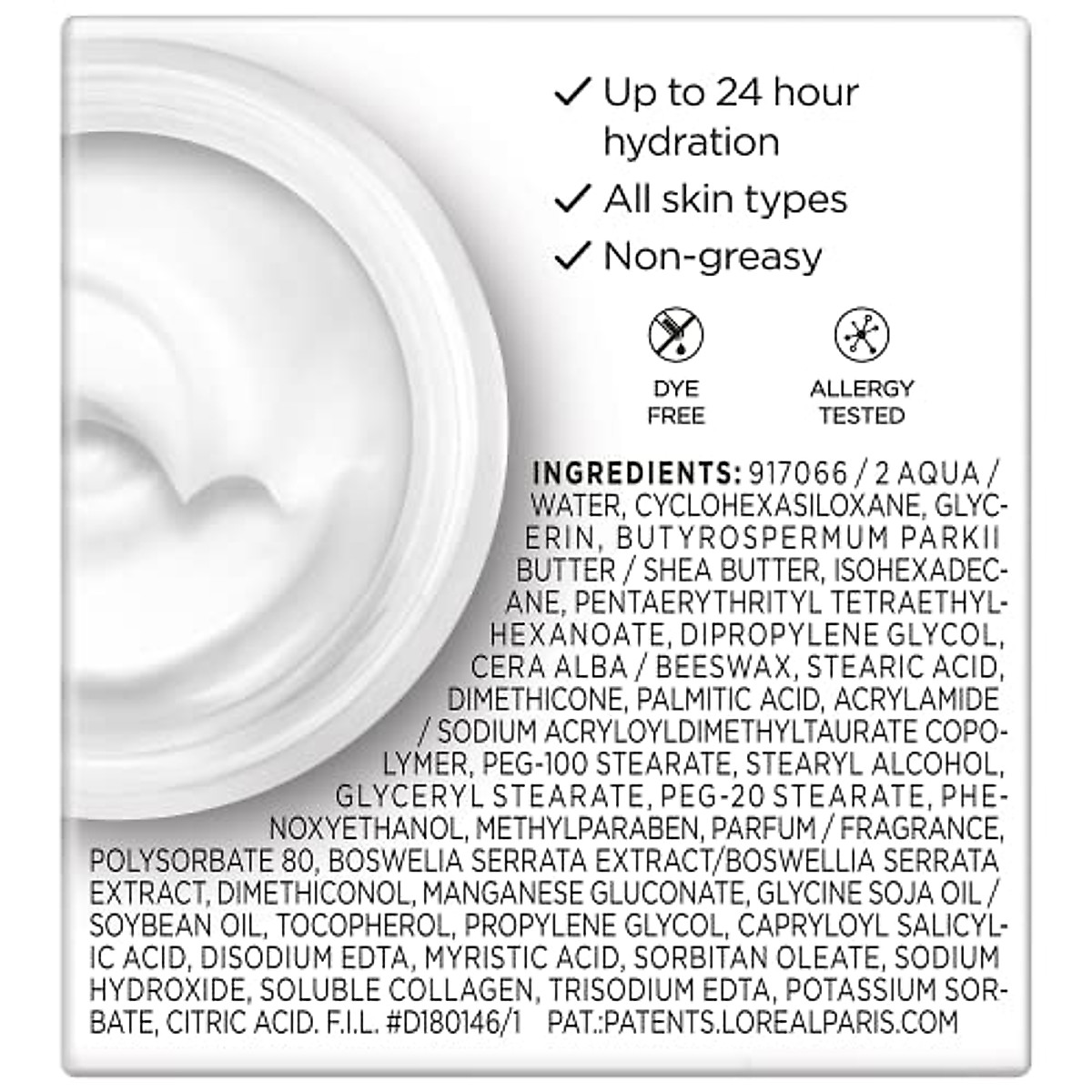 L'Oreal Paris Wrinkle Expert 35+ Anti-Aging Face Moisturizer with Collagen 1.7 oz