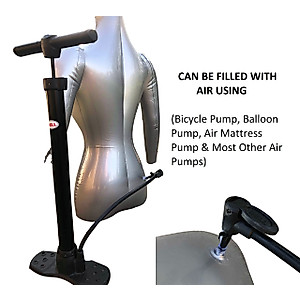 Inflatable Female Full Body Mannequin Dress Form Dummy with Arms and Legs Model Display