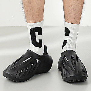 Foam Runner Shoes For Men, Cloud Slides Slippers Walking Sneakers Thick Sole Non-Slip, EVA Beach Pillow Platform Sandals Super Soft, Unisex Foam Runners Breathable Quick-Drying Couple Shoes