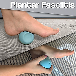 Otsuo Massage Ball - Trigger Point Release - Foot & Muscle Massage, Lacrosse Ball Therapy, Pressure Point Relief, and Deep Tissue Massage - Myofascial Stretching Tool - Plantar Fasciitis Relief