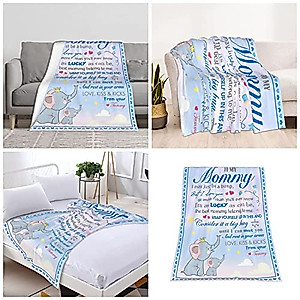 New Mom Gifts for Women After Birth, Gifts for New Mom Mothers Day, Pregnant Mom Gifts, Baby Gender Reveal Gift Ideas, Mom to be Gifts for 1st Time Mom, Gifts for Christmas Throw Blanket 60x50 Inch