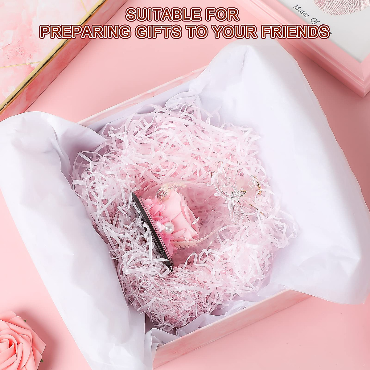 24" x 36" Acid Free Archival Tissue Paper, Unbuffered No Acid Paper No Lignin Archival Packing Paper for Long Storing Preserving Clothing Textiles Photo Present Wrap Office Home Supplies (200 Pcs)