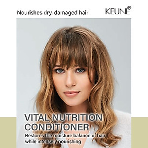 Keune Care Vital Nutrition Conditioner, Moisturizing & Restorative Conditioner for Dry or Damaged Hair, 8.5 Fl Oz
