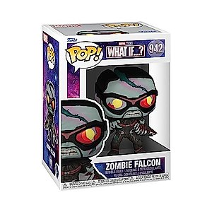 Funko POP Marvel: What If? - Zombie Falcon, Multicolor, Standard, (57377)